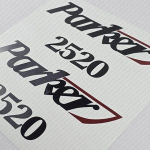 Parker 2520 Boat Logo Decal Set of 2 X 9" - Etsy