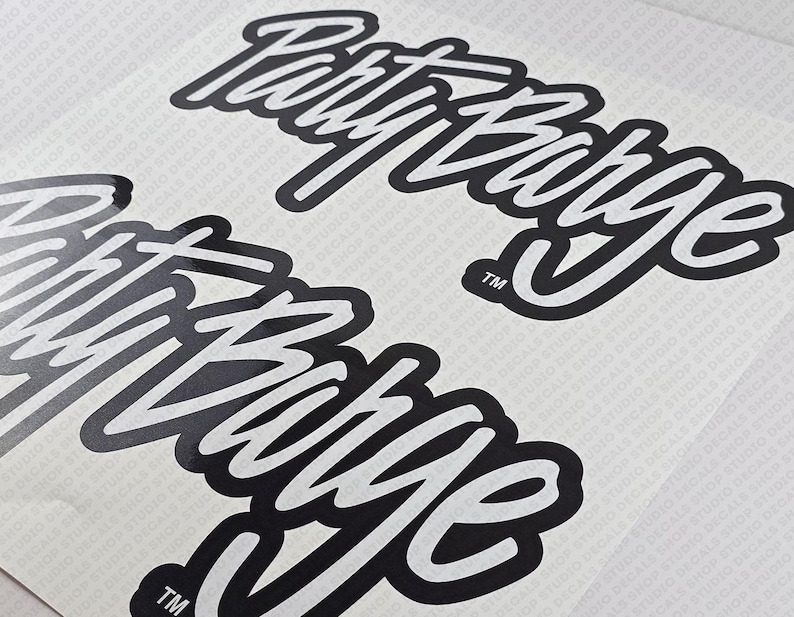 Sun Tracker Party Barge Pontoon Boat Decal Set of 2 - Etsy
