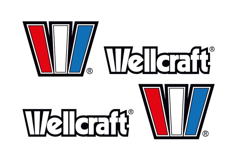 Wellcraft Boat Logo Decal Set of 2 X 20.8" - Etsy