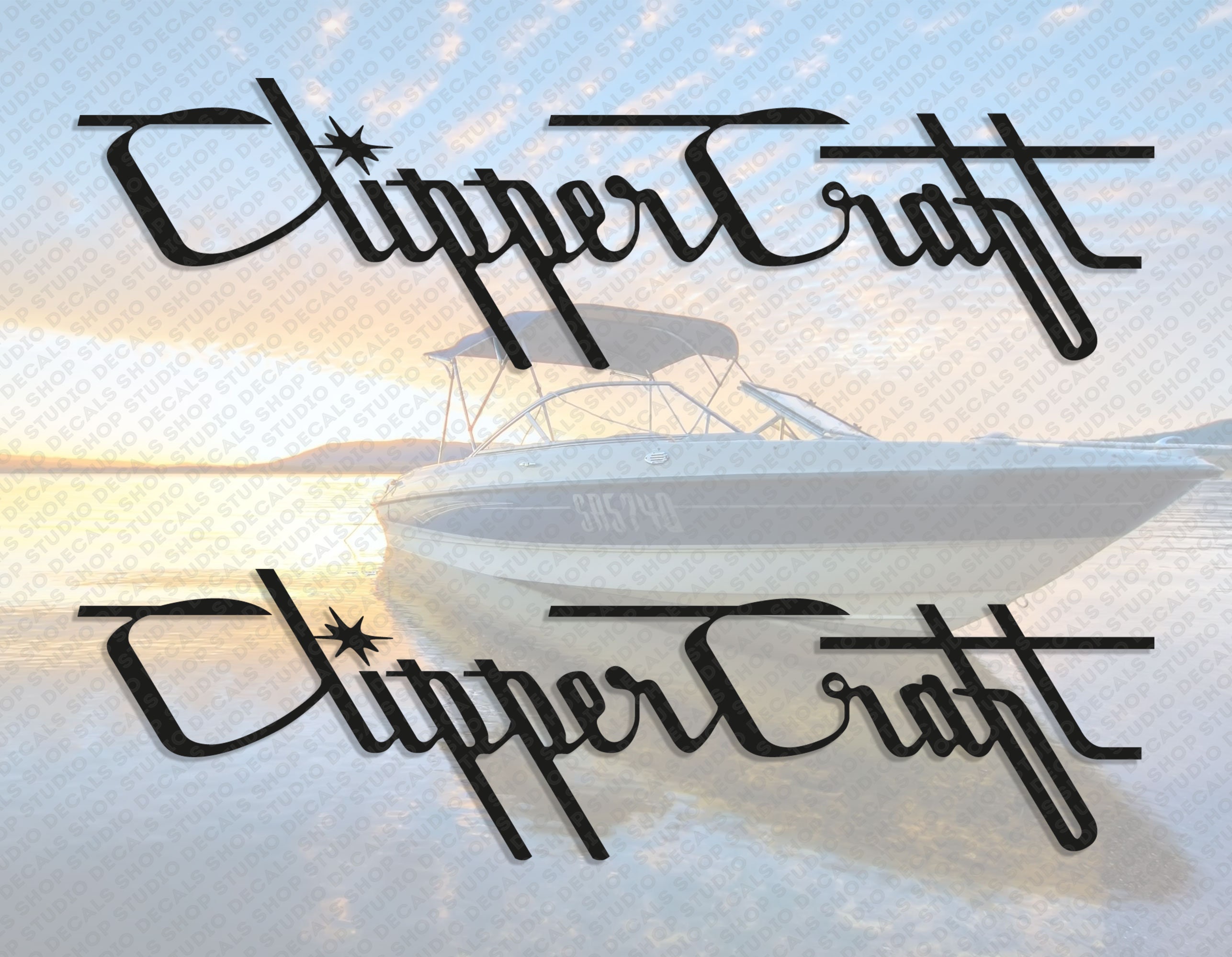 Clipper Craft Boat Logo Decals Set of 2 X 14 - Etsy Canada