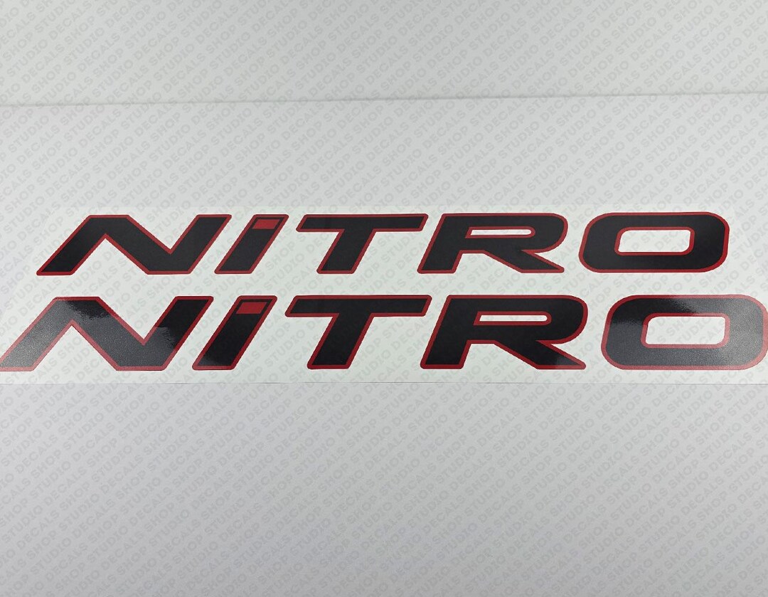 Tracker Marine Nitro Boat Black/red Logo Decal Set of 2 - Etsy