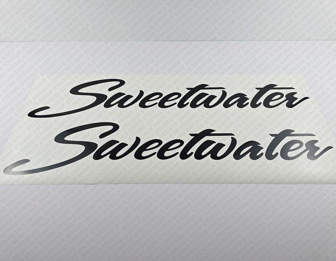 Sweetwater Pontoon Boat Logo Decal Set of 2 X 30.5" - Etsy