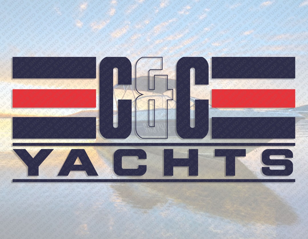 C&C Yachts Boat Logo Decal 11.75" - Etsy