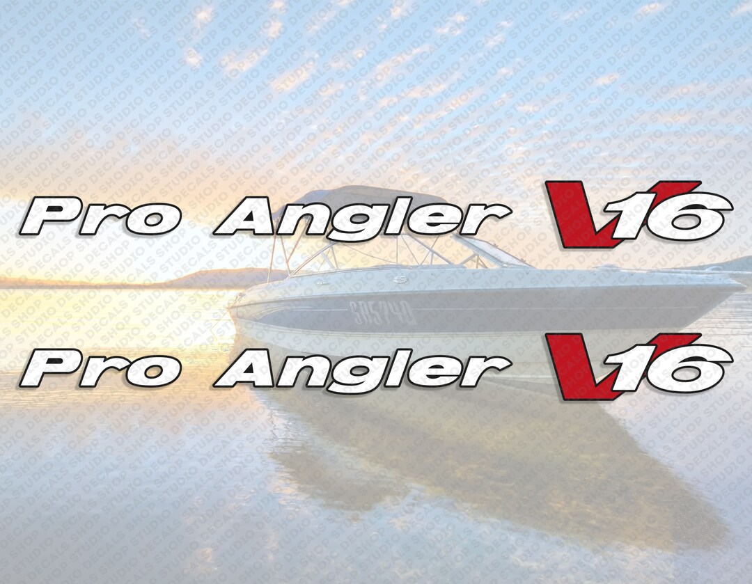 Bass Tracker Pro Angler V16 Boat Logo Decals Set of 2 X 27.5" - Etsy