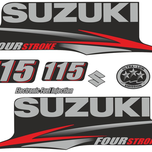 Suzuki Outboard Decals - Etsy