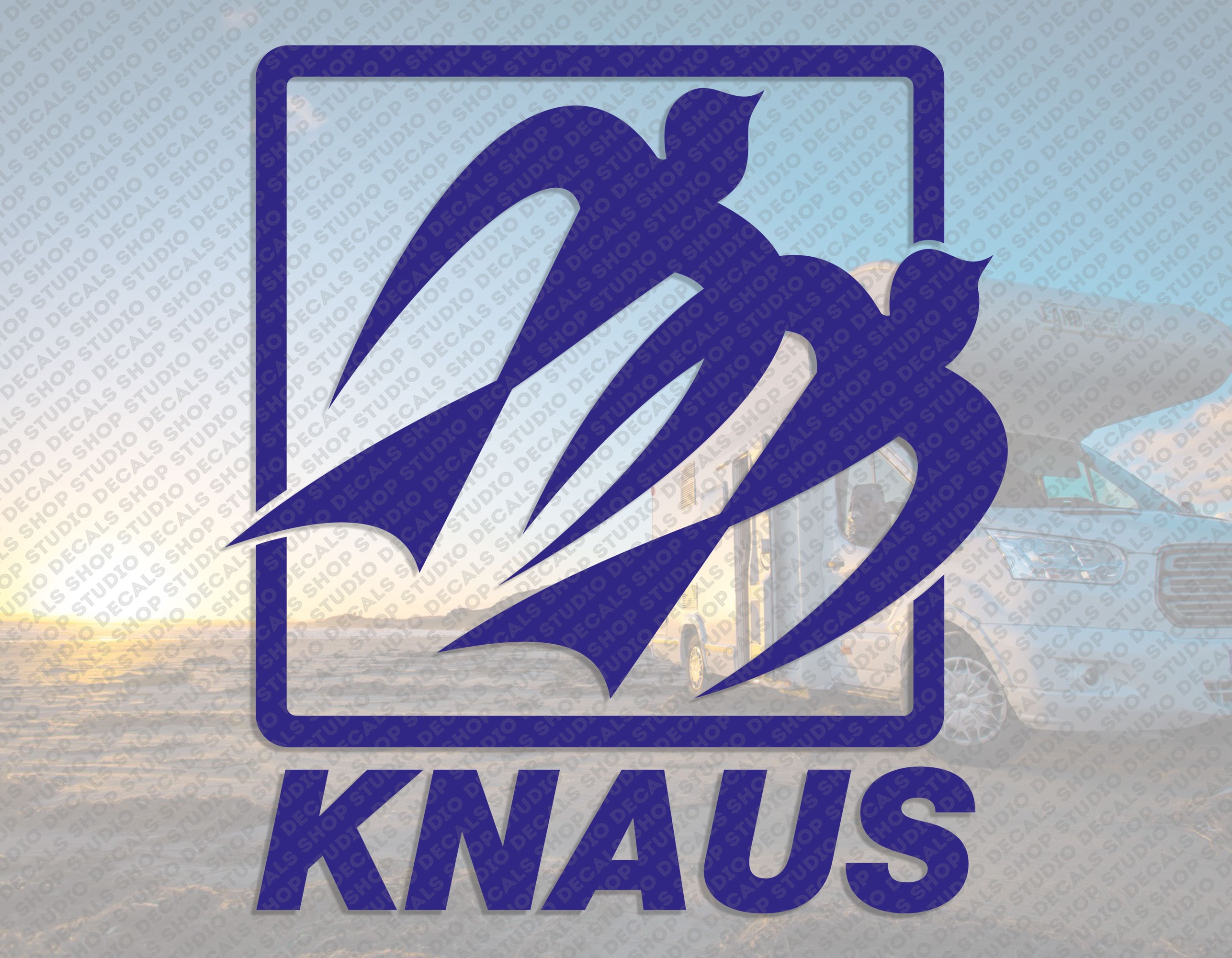 Knaus Logo Decal 25cm Sticker Reproduction - Etsy Australia
