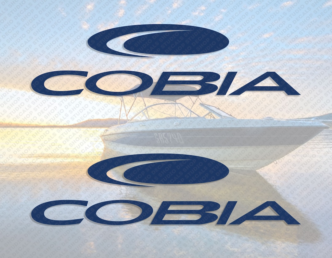Cobia Boat Logo V1 Decals Set of 2 - Etsy