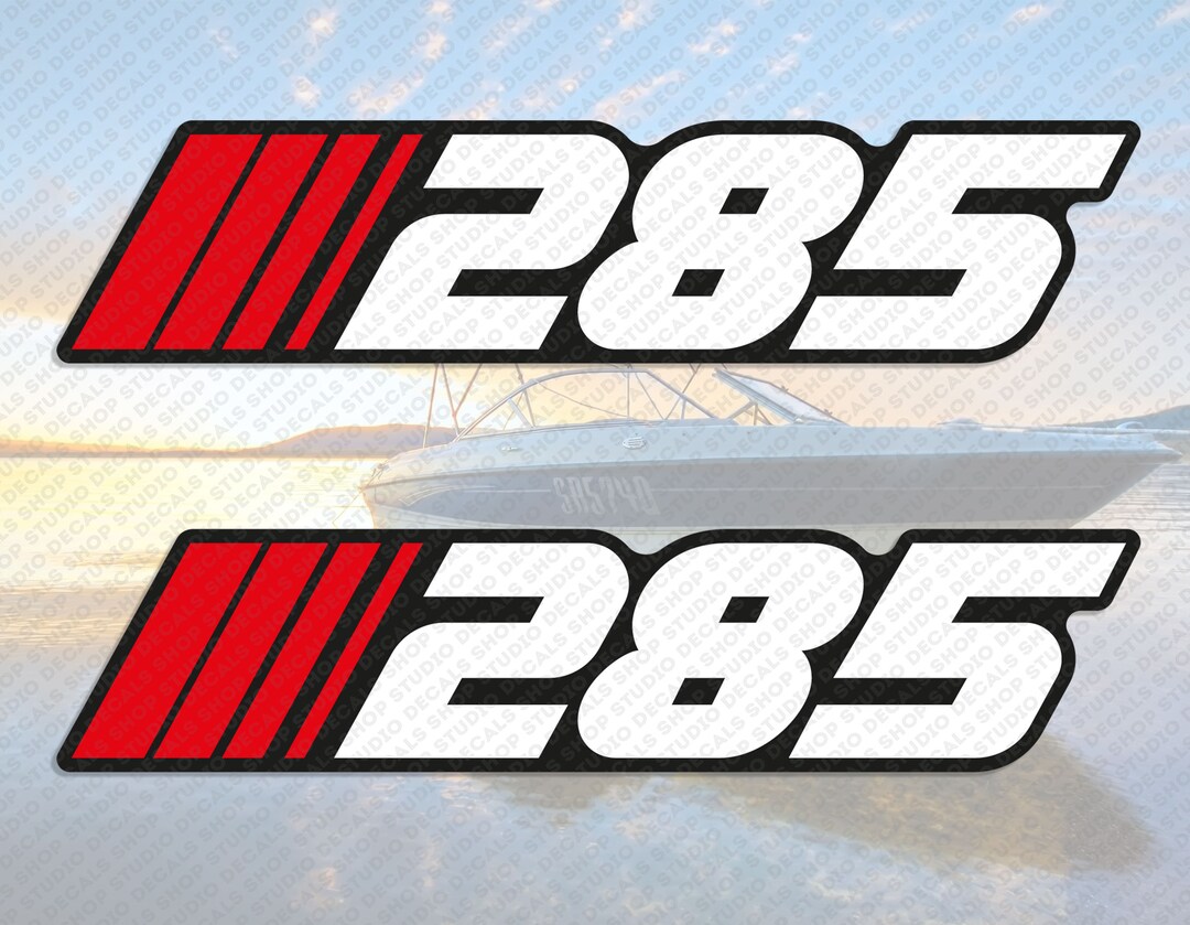 Stratos 285 Boat Logo Decal Set of 2 X 12" - Etsy