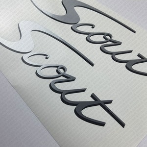 Scout Boat Logo Silver Decal Set of 2 - Etsy