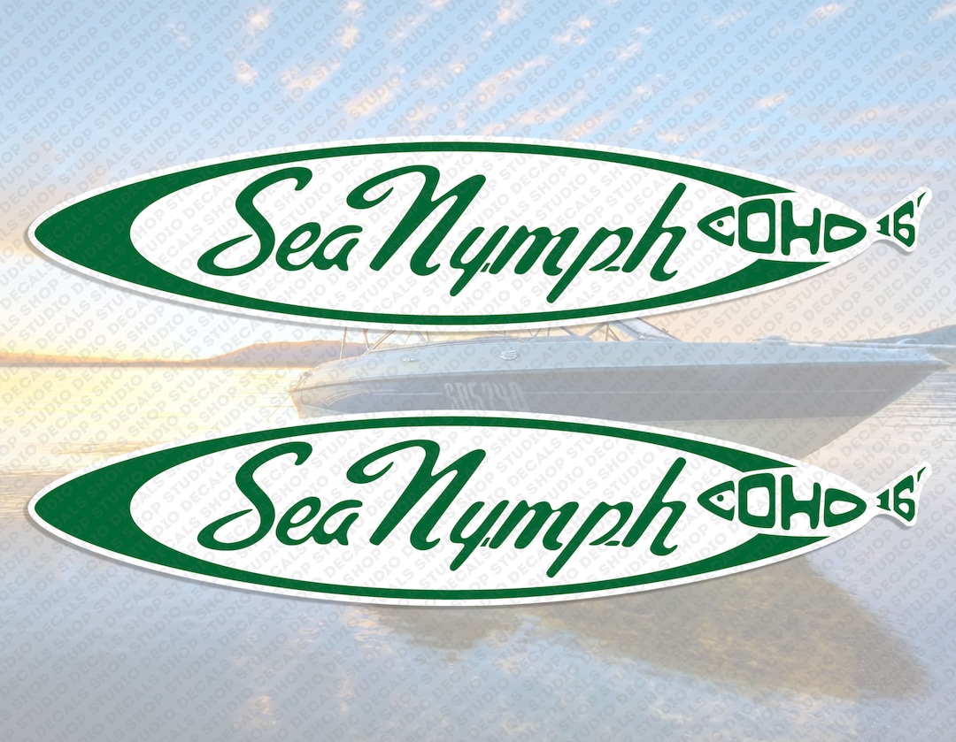 Sea Nymph Soho 16 Boat Logo Decal Set of 2 X 25" - Etsy