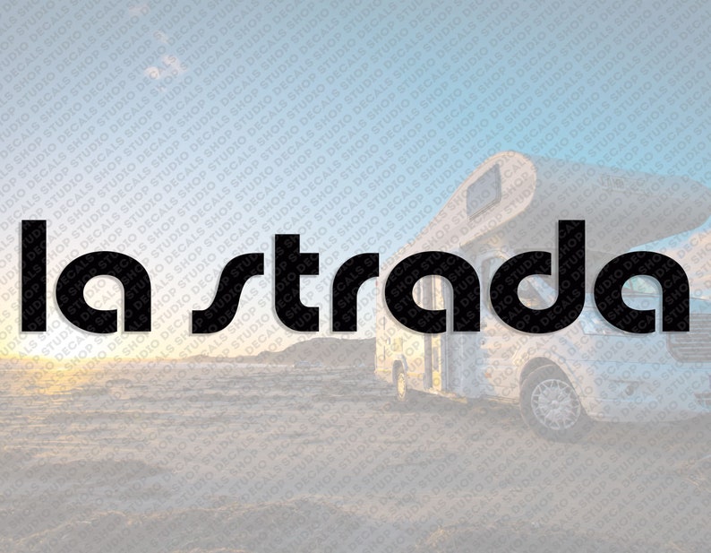 La Strada Logo Decal Sticker Reproduction - Etsy