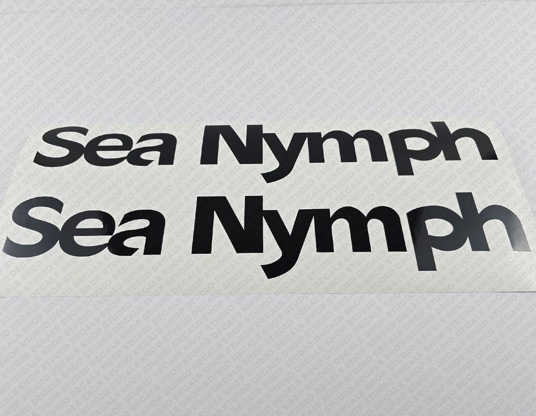 Sea Nymph Boat Logo V2 Decal Set of 2 - Etsy
