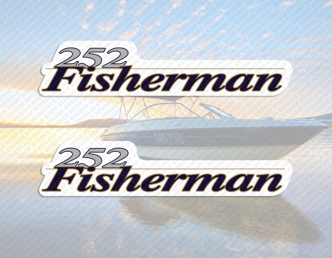 Wellcraft 252 Fisherman Boat Decal Set of 2 X 13.5" - Etsy