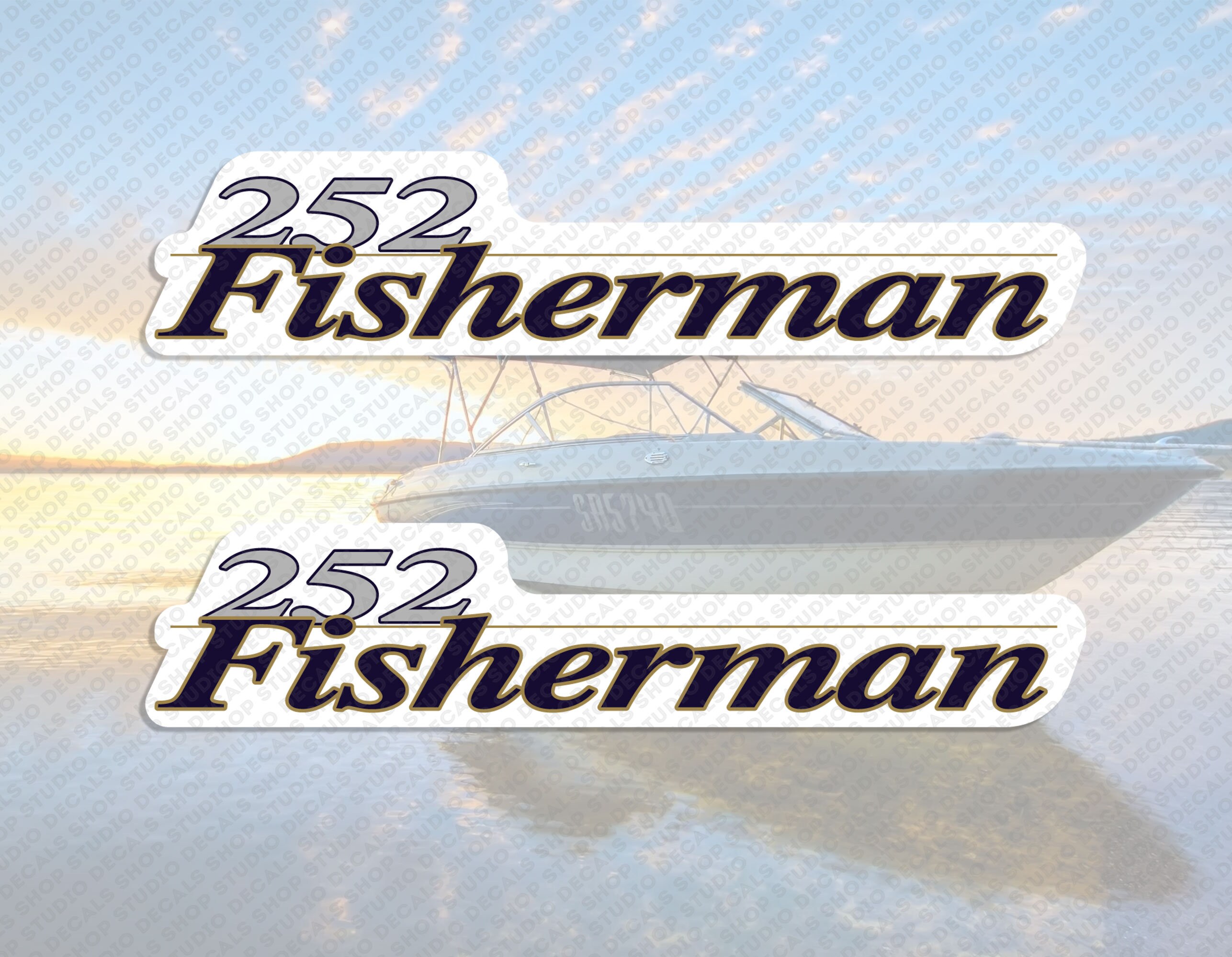 Wellcraft 252 Fisherman Boat Decal Set of 2 X 13.5" - Etsy