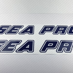 Sea Pro Boat Logo Decal Set of 2 - Etsy