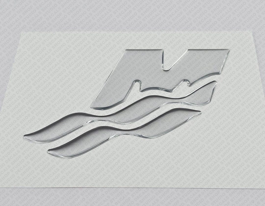 Mercury M Logo Emblem Chrome Raised Domed Decal Sticker 4.5" X 3" - Etsy