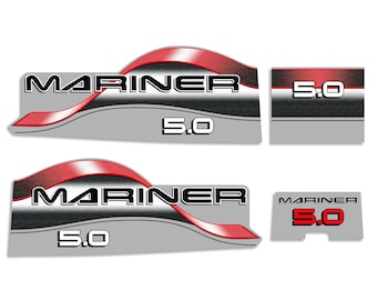 Mariner Engine Decals - Etsy