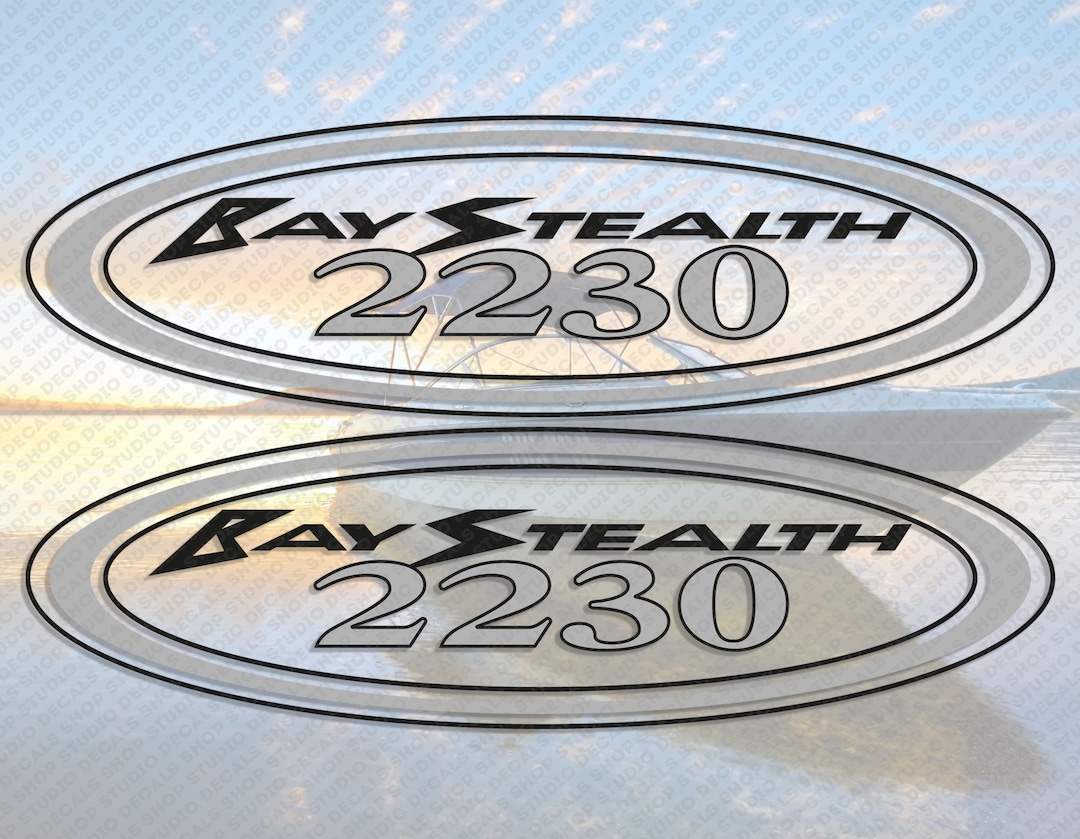 Vip Bay Stealth 2230 Boat Silver Logo Decal Set of 2 - Etsy