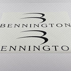 Bennington Boat Logo Decals Set of 2 X 22" - Etsy
