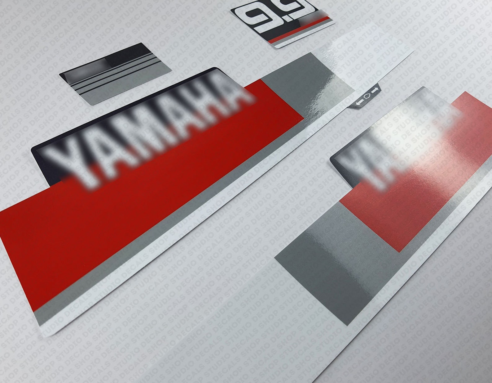 Yamaha 9.9 HP Two Stroke 90's Outboard Engine Decals Sticker Set ...
