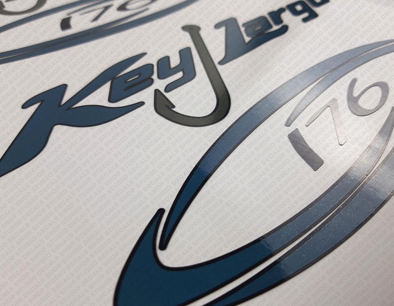 Key Largo 176 Center Console Boat Decal Set of 2 X 11" - Etsy