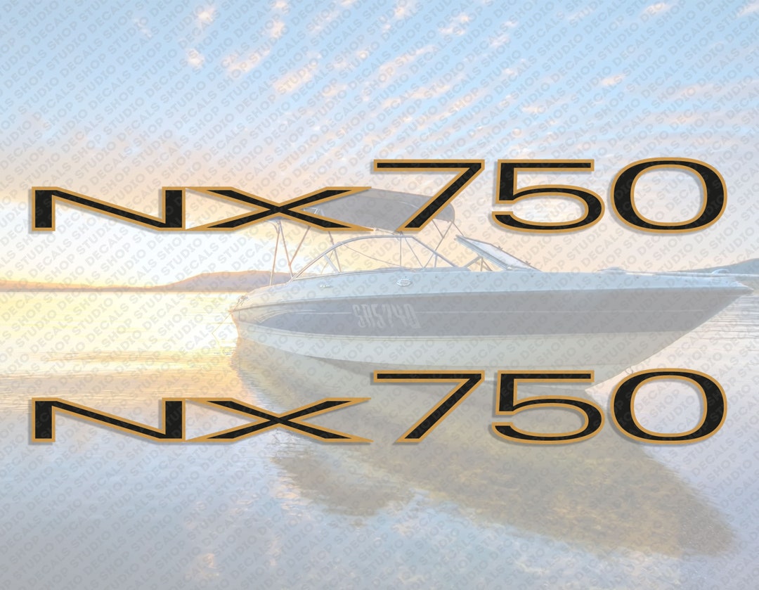 Tracker Marine Nitro NX750 Boat Logo Decal Set of 2 X 18 - Etsy