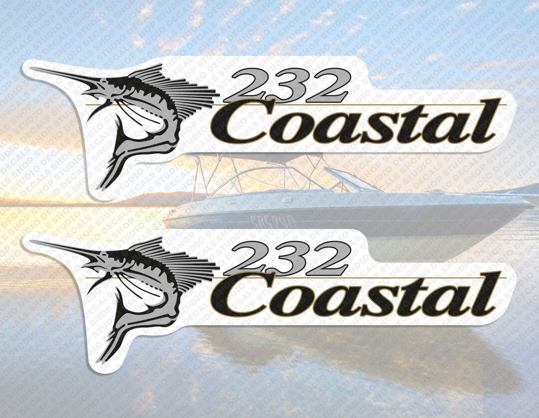 Wellcraft 232 Coastal Boat Decal Set of 2 X 16.25" - Etsy