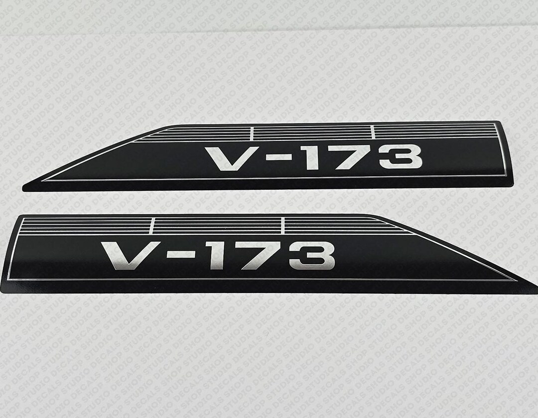 Glastron V-173 1973 and up CHROME Boat Decals Set of 2 X 13.5" - Etsy