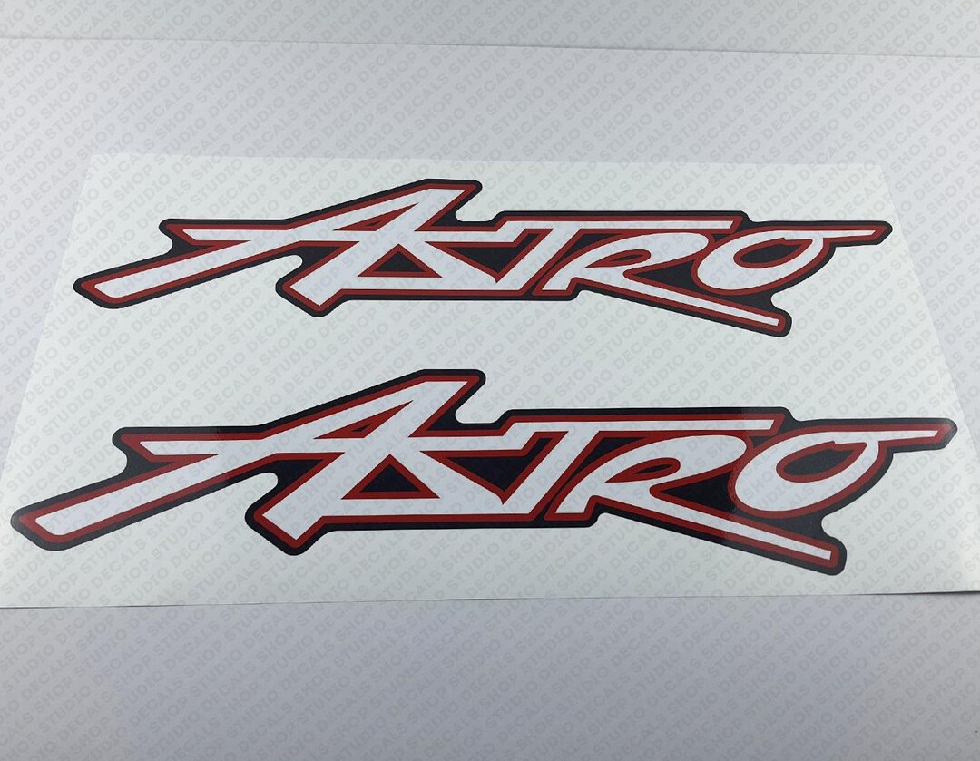 Astro Boat Logo Decals Set of 2 - Etsy