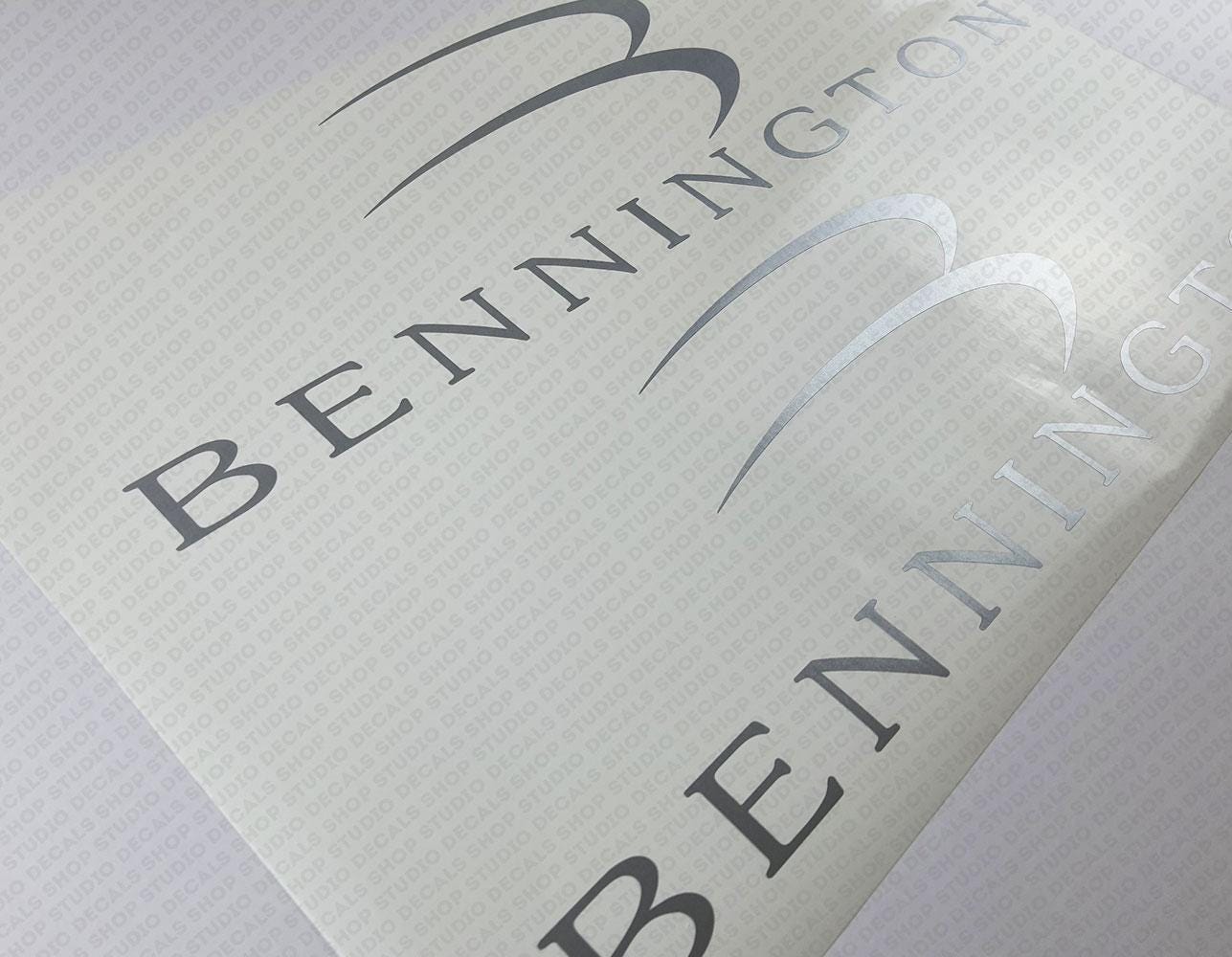 Bennington Boat Logo Decals Set of 2 X 22" - Etsy