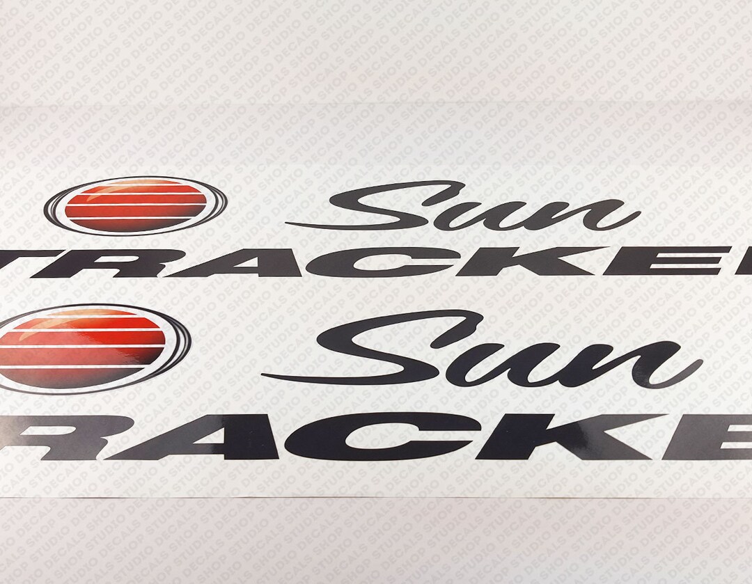 Sun Tracker Boat Decal Set of 2 - Etsy