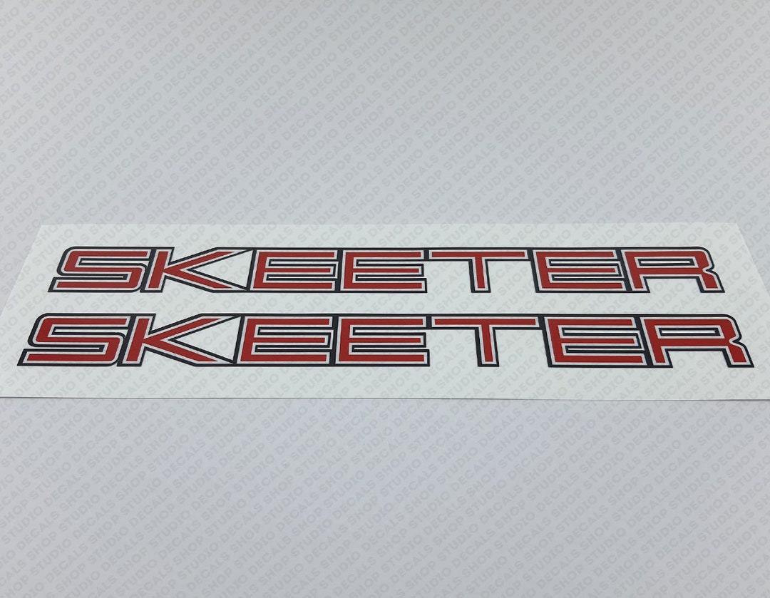 Skeeter Boat Logo V2 Decal Set of 2 - Etsy