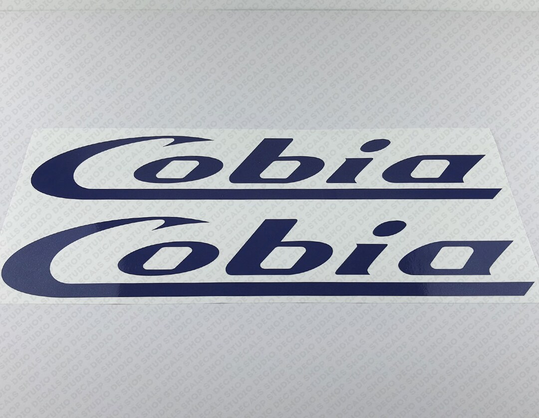 Cobia Boat Logo V2 Decals Set of 2 - Etsy