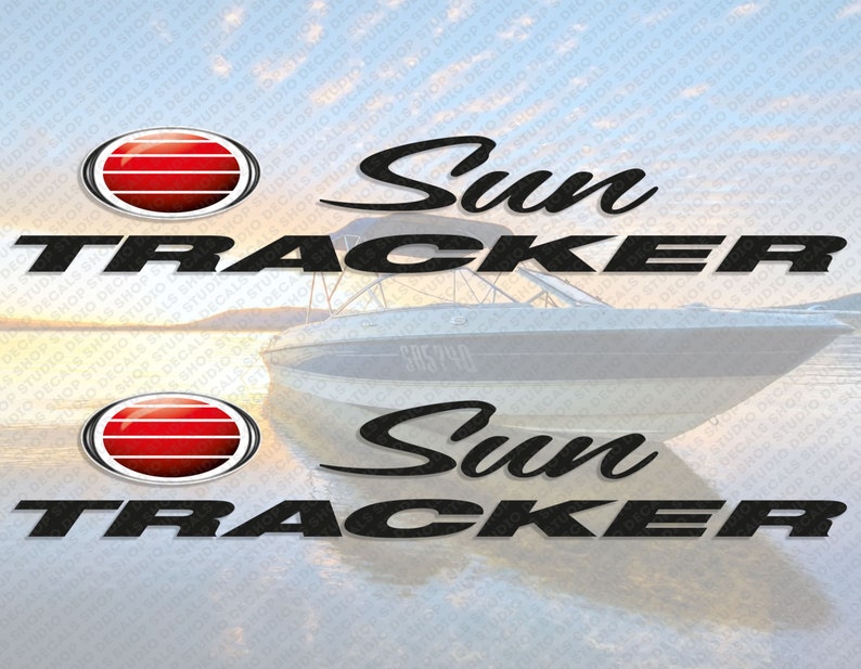 Sun Tracker Boat Decal Set of 2 - Etsy