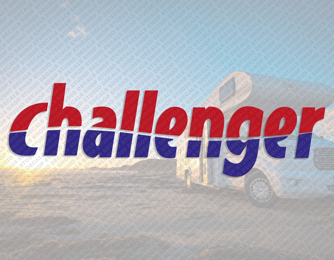 Challenger Logo 60cm Decal Sticker Reproduction - Etsy