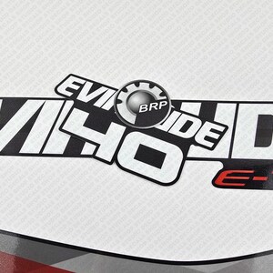 Evinrude 40HP E-tec 2015-2016 Graphite Cowling Outboard Engine Decals ...