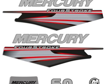 Mercury Engine Decals - Etsy