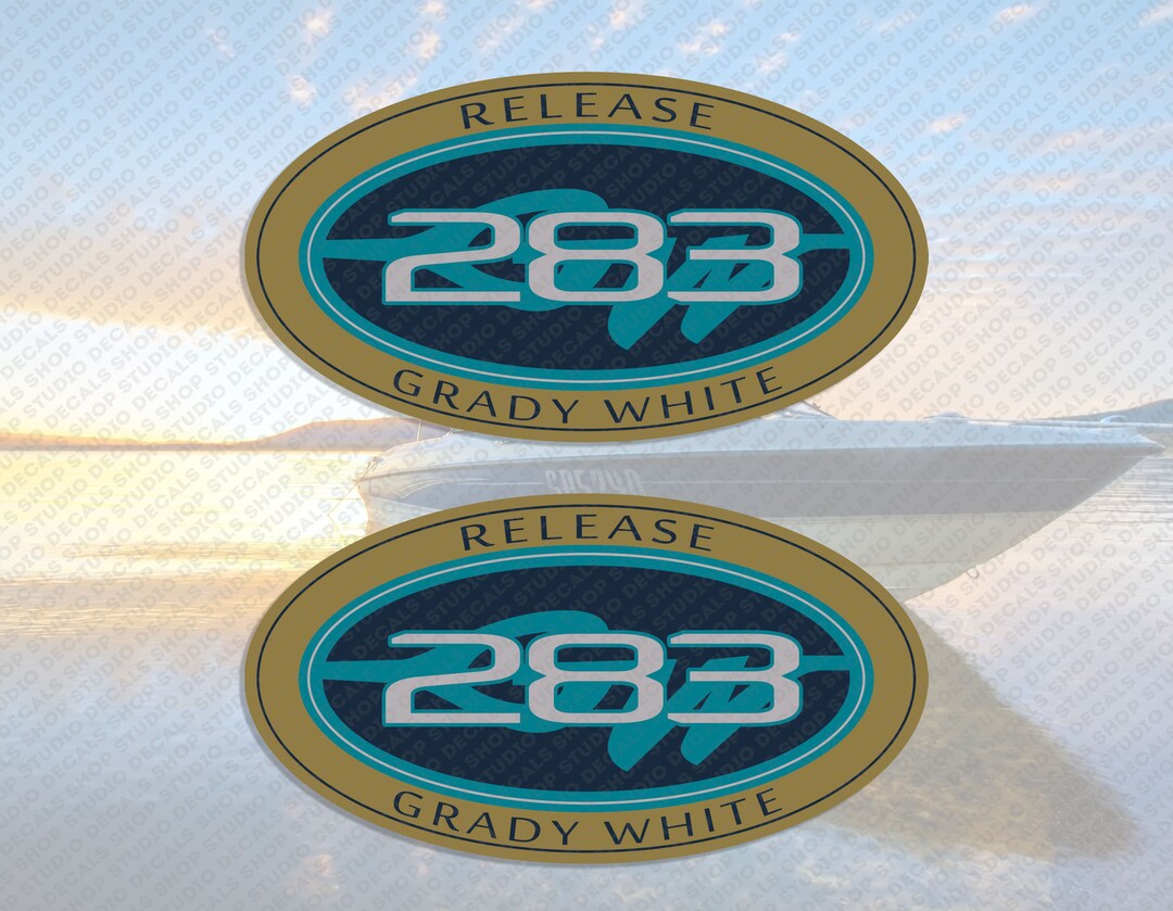 Grady White 283 Release Decals Set of 2 X 5 - Etsy