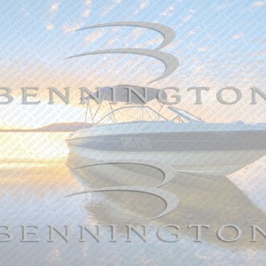Bennington Boat Logo Decals Set of 2 X 22 - Etsy