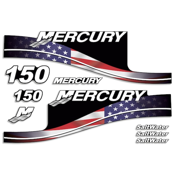 Mercury Outboard Decals Flag - Etsy