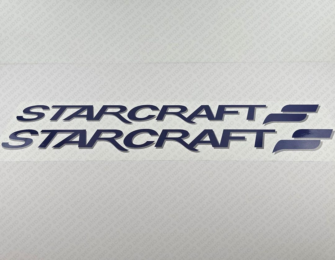 Starcraft Boat Logo V6 Decal Set of 2 X 38.5" - Etsy