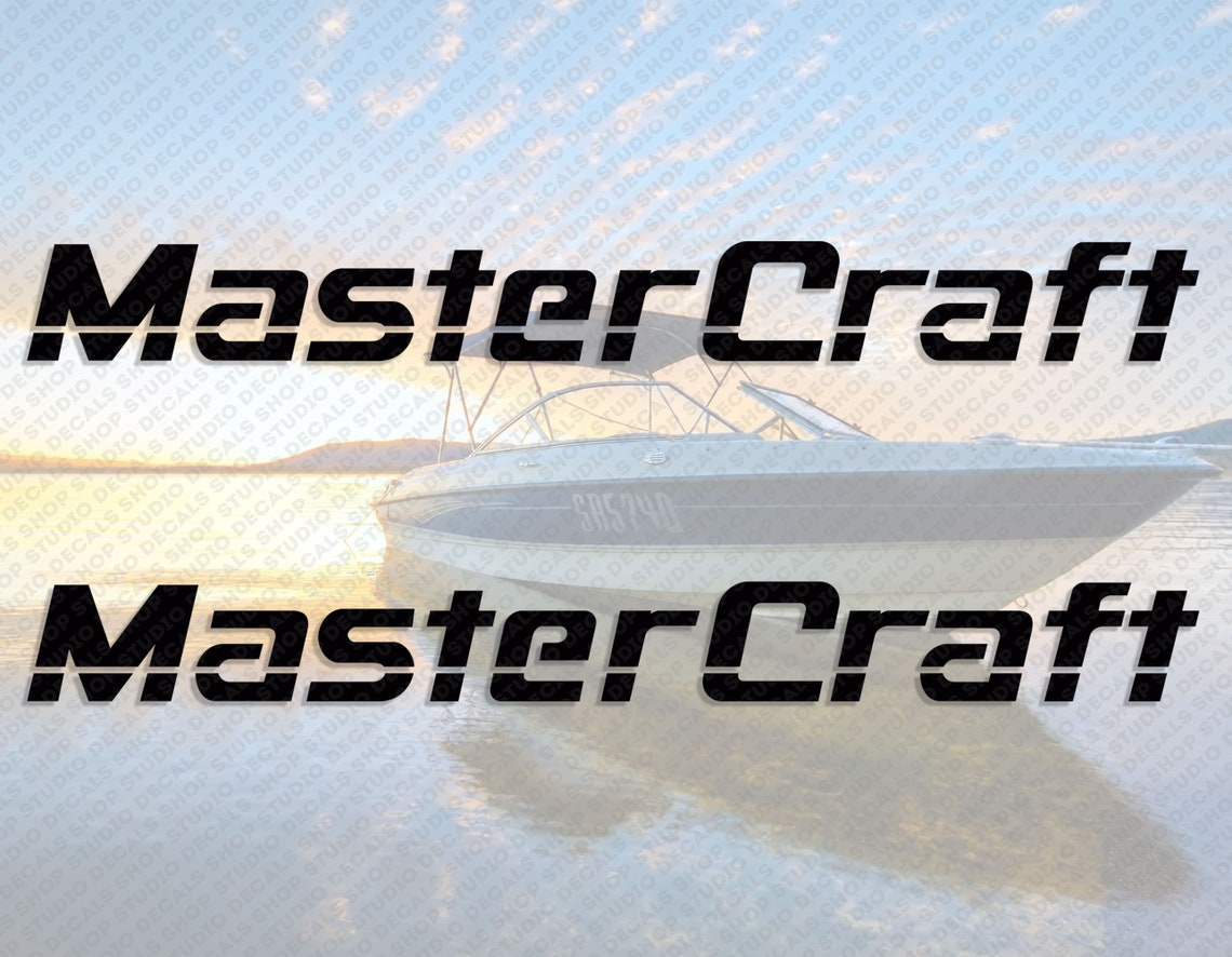Master Craft Boat Logo V3 Decal Set of 2 X 40 - Etsy