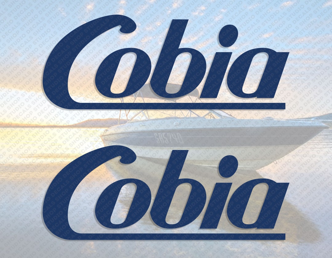 Cobia Boat Logo V3 Decals Set of 2 - Etsy