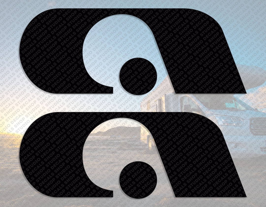 Adria Logo Version2 Set of 2 Decals Sticker Set Reproduction - Etsy