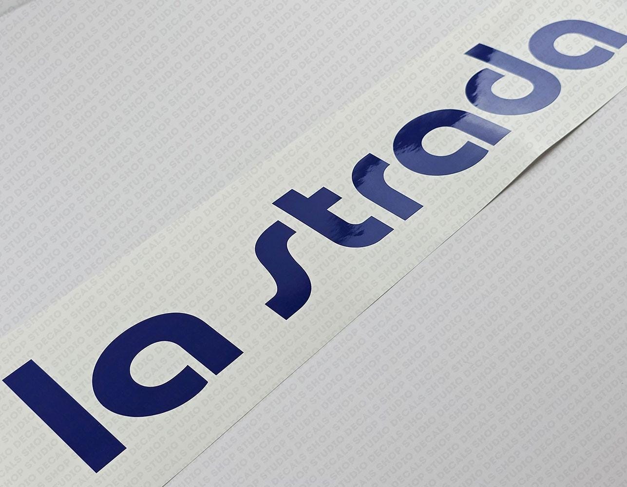 La Strada Logo Decal Sticker Reproduction - Etsy