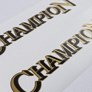 Champion Boat Logo Gold Decals Set of 2 - Etsy