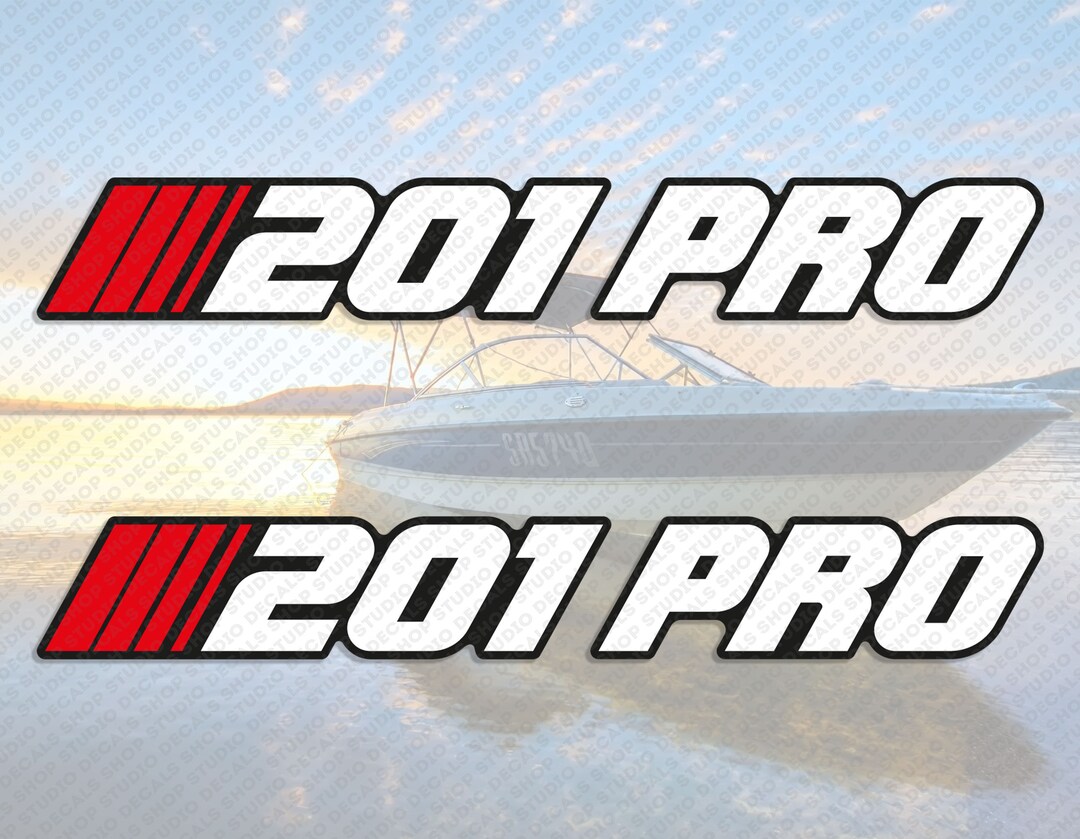 Stratos 201 Pro Boat Logo Older Style Decal Set of 2 X 18.5 - Etsy