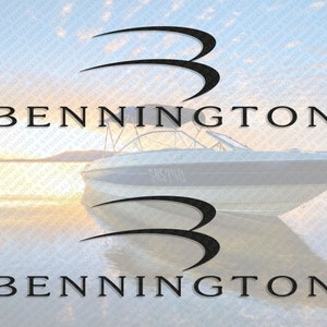 Bennington Boat Logo Decals Set of 2 X 22" - Etsy
