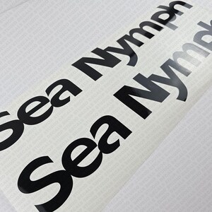 Sea Nymph Boat Logo V2 Decal Set of 2 - Etsy