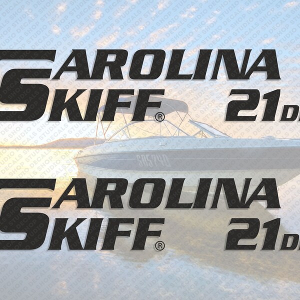 Carolina Skiff Decal - Etsy